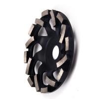 China Segmented Sector Shaped Turbo Diamond Abrasive Wheel Tungsten Carbide Material for sale