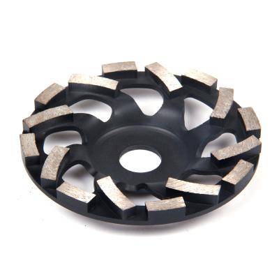 China Segmented Sector Shaped Turbo Diamond Abrasive Wheel Tungsten Carbide Material for sale