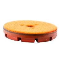 China Orange Concrete Grinding Disc Grit 150 10mm Metal Grinding Block for sale