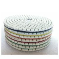 China Marble Floor Diamond Polishing Pads 4 Inch Wet Dry 50# - 3000# Grit for sale