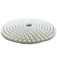 China Marble Floor Diamond Polishing Pads 4 Inch Wet Dry 50# - 3000# Grit for sale