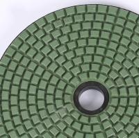 China Grit 100# Wet / Dry Diamond Polishing Pads For Granite Floor for sale