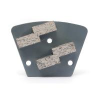 China Trapezoidal Concrete Grinding Disc 10mm Grit 100 With Quadrilateral Cutter Head for sale