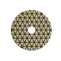 China 6 Inch Stone Diamond / Resin Bond Polishing Pad , 2.2mm Soft Abrasive Disc for sale