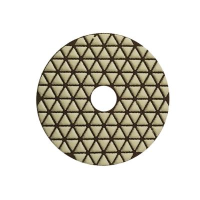 China 6 Inch Stone Diamond / Resin Bond Polishing Pad , 2.2mm Soft Abrasive Disc for sale