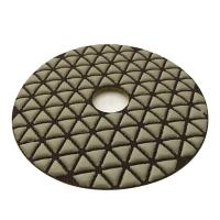 China 6 Inch Stone Diamond / Resin Bond Polishing Pad , 2.2mm Soft Abrasive Disc for sale