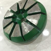 China 7.5mm Height Segment Metal Bond Tooling Diamond Floor Grinding Disc 3 Inch for sale
