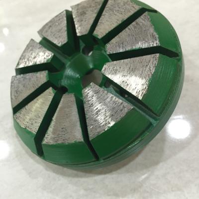 China 7.5mm Height Segment Metal Bond Tooling Diamond Floor Grinding Disc 3 Inch for sale