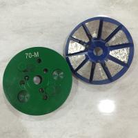 China 7.5mm Height Segment Metal Bond Tooling Diamond Floor Grinding Disc 3 Inch for sale