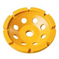China 180mm 7 Inch Single Row Diamond Cup Wheel For Medium Hard Granite for sale