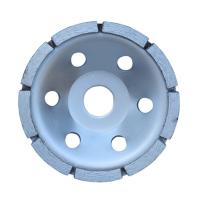 China 180mm 7 Inch Single Row Diamond Cup Wheel For Medium Hard Granite for sale
