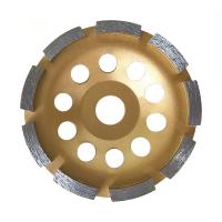 China 180mm 7 Inch Single Row Diamond Cup Wheel For Medium Hard Granite for sale