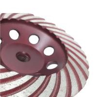 China 150mm 6 Inch Diamond Turbo Cup Grinding Wheel For Granite Rough Hardness for sale