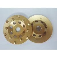 China Cup Shaped PCD Grinding Disc Grit 70 Grit 80 Epoxy Polished for sale