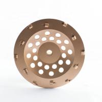 China Cup Shaped PCD Grinding Disc Grit 70 Grit 80 Epoxy Polished for sale