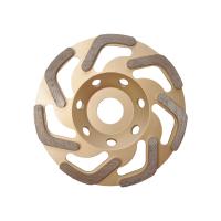 China 125mm L Shape Diamond Cup Wheels with Angle Grinder OEM / ODM Available for sale