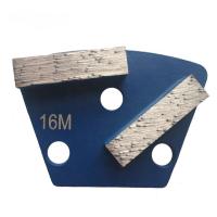 China 6 Grit - 400 Grit Concrete Grinding Disc Trapezoidal Cutter Head OEM Available for sale