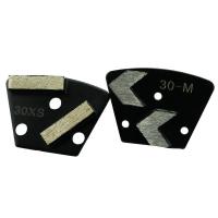 China 6 Grit - 400 Grit Concrete Grinding Disc Trapezoidal Cutter Head OEM Available for sale
