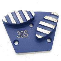 China Trapezoid Metal Concrete Diamond Tools Double Oval For Grinding Machine for sale