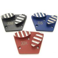 China Trapezoid Metal Concrete Diamond Tools Double Oval For Grinding Machine for sale