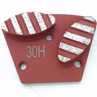 China Trapezoid Metal Concrete Diamond Tools Double Oval For Grinding Machine for sale