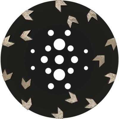 China 4 Inch Concrete Grinding Disc / Wheel Hard Bond With Multiple 220mm Holes for sale