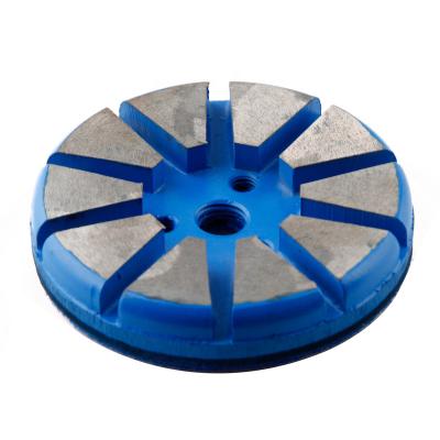 China 8 Inch 100mm Hole Granite Grinding Disc , Grit 30 Diamond Abrasive Block for sale