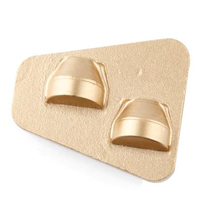 China Bar Segments Epoxy Floor Tools Hard Bond Soft Bond Golden PCD Grinding Disc for sale