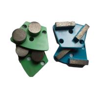 China Golden Concrete Grinding Tools 3 Step Trapezoidal Diamond Floor Tool for sale