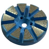 China OEM 10mm Diamond Floor Grinding Disc / Wet Dry Diamond Polishing Pads for sale
