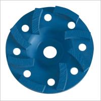 China 4 Inch 5 Inch Concrete Grinding Wheel Cup Shaped With Arrow Cross Section for sale