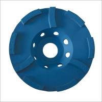 China 4 Inch 5 Inch Concrete Grinding Wheel Cup Shaped With Arrow Cross Section for sale