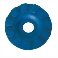 China 4 Inch 5 Inch Concrete Grinding Wheel Cup Shaped With Arrow Cross Section for sale