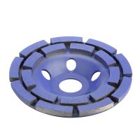 China 7 Inch 180mm Concrete Grinding Disc / OEM Double Row Grinding Wheel for sale