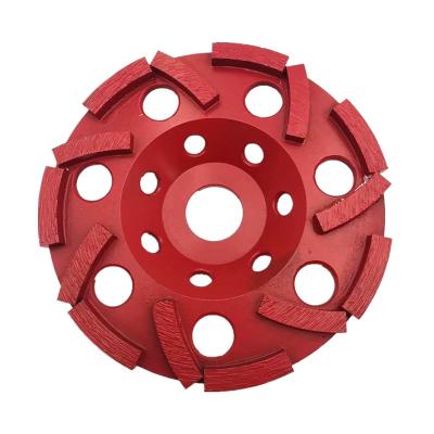 China 7 Inch Diamond Cup Grinding Wheel 14 Segment For Concrete Diamond Grinder for sale