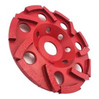 China 7 Inch Diamond Cup Grinding Wheel 14 Segment For Concrete Diamond Grinder for sale