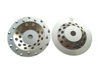 China Round PCD Grinding Wheel 12 Seg 1/4 7 Diamond Cup Grinding Wheel for sale
