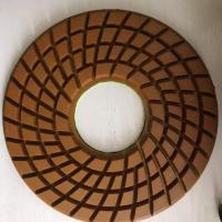 China 3 Inch Resin Floor Polishing Pads 7mm For Granite Floor ISO9001 Certified for sale