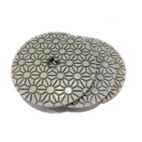 China 3 Step Resin Floor Polishing Pads 4 inch 100mm For Wet And Dry for sale