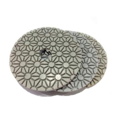 China 3 Step Resin Floor Polishing Pads 4 inch 100mm For Wet And Dry for sale