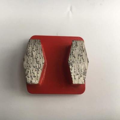 China Grit 30 Redi Lock Concrete Floor Grinding Shoes Soft Bond For Husqvarna Machine for sale