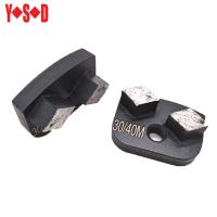 China 2 Segments Diamond Grinding Shoes 16# 36# Hard Bond For Floor for sale