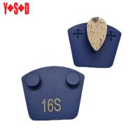 China 60 Grit Redi Lock Diamond Segments 4 inch Diamond Grinding Plates For Huaqvarna Machine for sale
