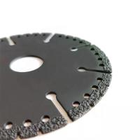 China OEM 180mm Diamond Metal Cutting Disc Vacuum Brazed Saw Blade for sale