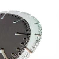China OEM 180mm Diamond Metal Cutting Disc Vacuum Brazed Saw Blade for sale