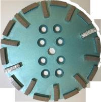 China 250mm Diamond Grinding Wheels Disc Metal Bond Concrete Grinding Plate 50 Grit for sale