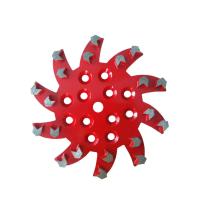 China 10 Inch Concrete Grinding Plate Disc 250mm Diamond Material 150 Grit for sale