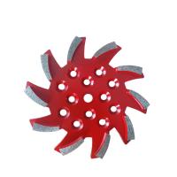 China 10 Inch Concrete Grinding Plate Disc 250mm Diamond Material 150 Grit for sale