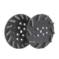 China 10 Inch Concrete Grinding Plate Disc 250mm Diamond Material 150 Grit for sale