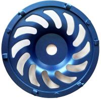 China 5 Diamond Cup PCD Grinding Wheel Blue For Epoxy / Rubber for sale